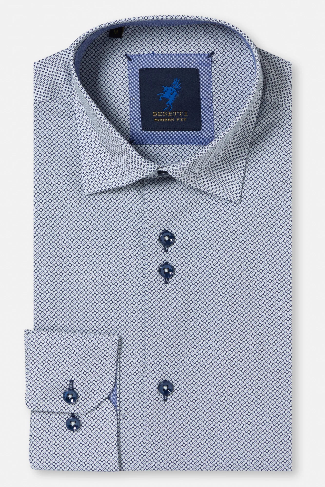 Benetti Casual Shirts Alex Navy – Paul's Menswear